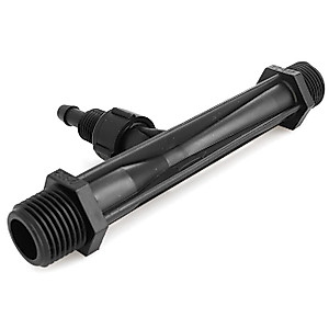 LQ Industrial 1/2Inch Irrigation Venturi Fertilizer Mixer Injectors Black Plastic Irrigation Tube Agriculture Tool