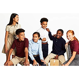 French Toast Boys' Big Pull-on Twill Jogger Pants, Khaki, 12