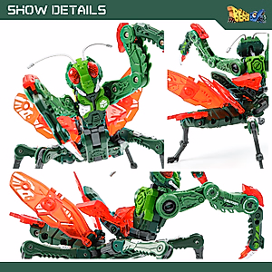 52TOYS Beastbox BB-28 Reaper Deformation Toys Action Figures, Mantis Converting Toys Deformable Original Collectible Gift for Kids Adults