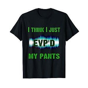 Ghost Hunting T-Shirt EVP Paranormal Spirit Funny Gift Men's