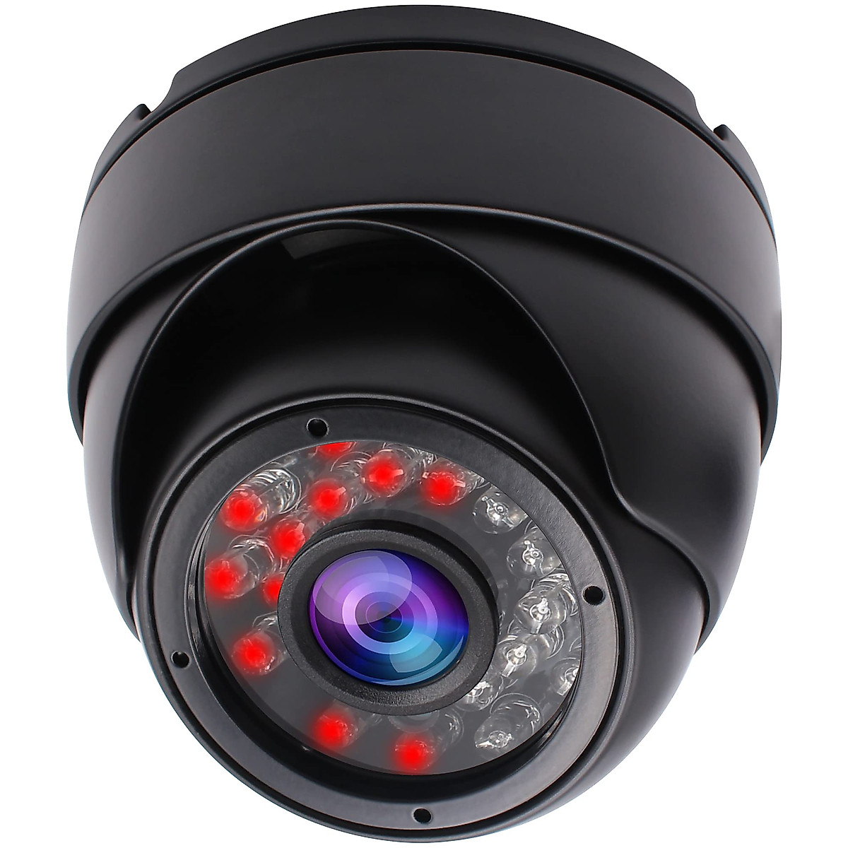 Hotpet 2MP USB Camera H.264 1080P Webcam Day Night Vision Indoor Outdoor Dome Camera 0.01LUX Low Illumination Home Security Camera with 24pcs IR LED for Windows Mac Linux Android