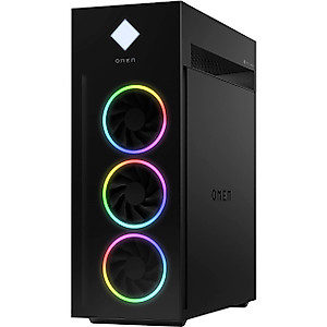 HP OMEN 45L GT22 Gaming Desktop Tower - 13th Gen Intel Core i9-13900K 24-Core up to 5.80 GHz CPU, 64GB DDR5 RAM, 4TB NVMe SSD, GeForce RTX 4070 Ti 12GB GDDR6X, Windows 11 Pro, Jet Black