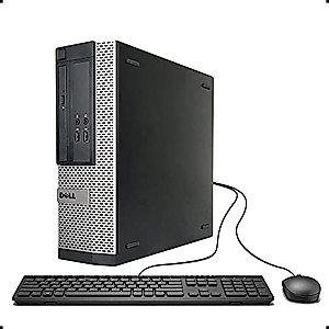 Dell 3020 SFF Business Desktop Computer, Intel Quad-Core i5-4570 3.20GHz, 8GB RAM, 2TB HDD, DVD, USB 3.0, Windows 10 Professional (Renewed)