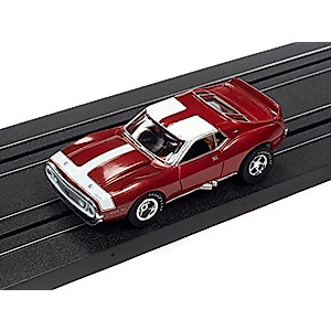 Auto World Xtraction R35 1971 AMC Javelin AMX Red HO Scale Slot Car