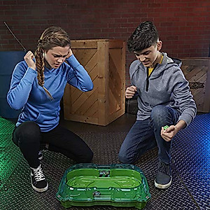 BEYBLADE Burst Turbo Slingshock Cross Collision Battle Set - Complete Set with Burst Beystadium, Battling Tops, & Launchers Game - Age 8+