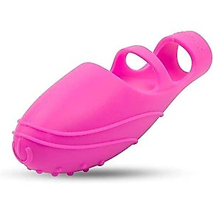 Travel Finger Vibrators - Waterproof Massage Toy Mini VibratoQuite Soft Couples Silicone Finger Massage Tool Z3