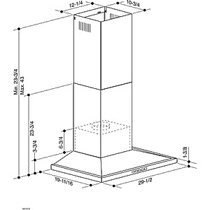 Broan-NuTone BWS2304BLS Range Hood, 30-Inch, Black Stainess Steel Legacy