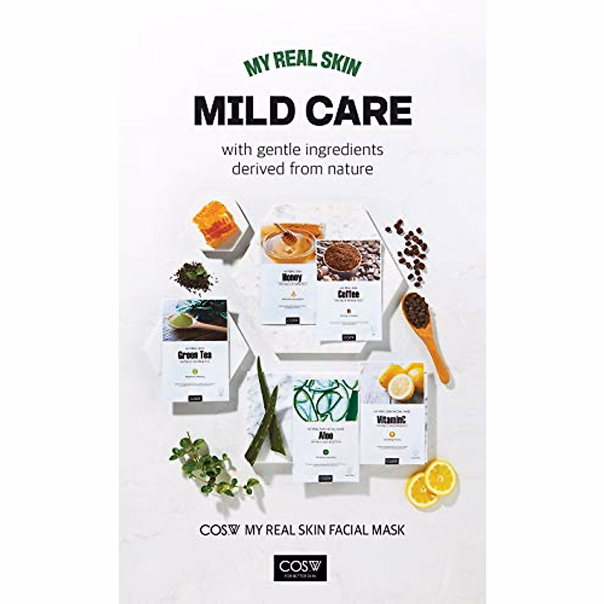 Green Grade Cupra Facial Sheet Masks(16 combo) Variety Pack Featuring 16 Different Hydrating Full Face Masks