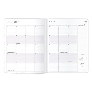 Southworth Planner (January 2023-December 2023), 8.5" x 11", Celestial Bohemian Dusty Purple, Premium 28#/105 gsm Paper, Large Flex (91094)