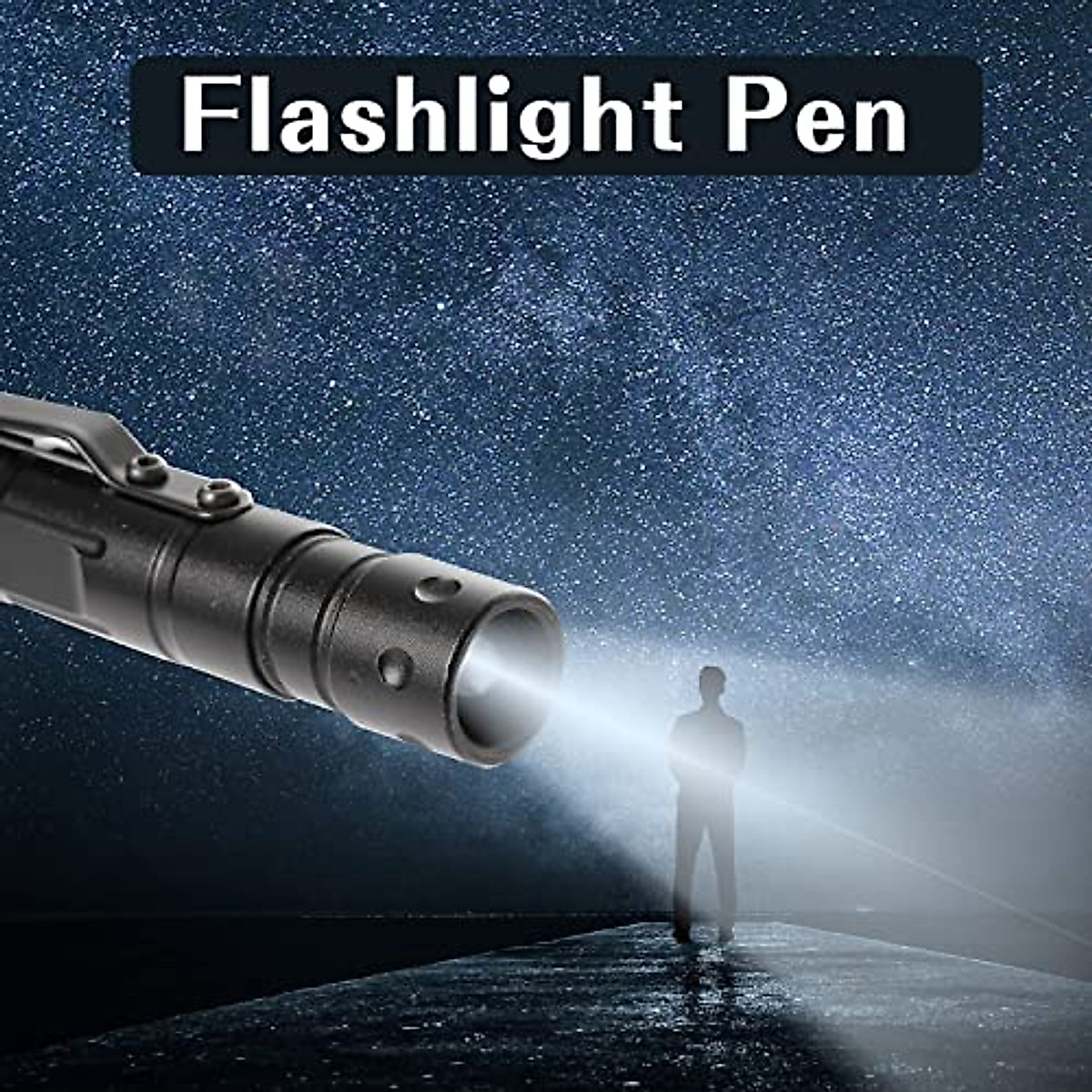 Valentine Day Gifts for Men,Tactical Pen,Cool gadgets with Glass Breaker+LED Flashlight+Ballpoint Pen,Survival Tools for Everyday Carry,Tools for Women and Men,Unique Christmas or Birthday gifts