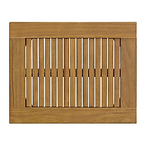 Okemo Set of 2 Outdoor Tables - Weather-Resistant Acacia Wood Side Table Set - Furniture for Patio, Porch, Deck, or Poolside