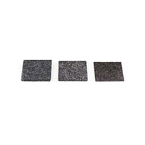 The Felt Store F-26 Industrial Felt Square Sample Bags 3 inch x 3 inch Felt Material in 1/8", 1/4", 1/2" Thickness – 3 Pcs