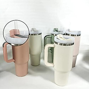 Swigio Thirst Quench 2.0 Tumbler 40oz Vacuum Insulated Stainless Steel Tumbler With Leak-Resistant Lid and Straw (Chambray)