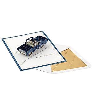 Hallmark Signature Paper Wonder Pop Up Birthday Card (Classic Car, Amazing Ride)