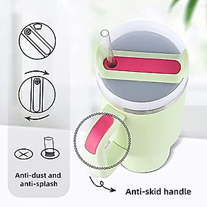 Swigio Thirst Quench 2.0 Tumbler 40oz Vacuum Insulated Stainless Steel Tumbler With Leak-Resistant Lid and Straw (Chambray)