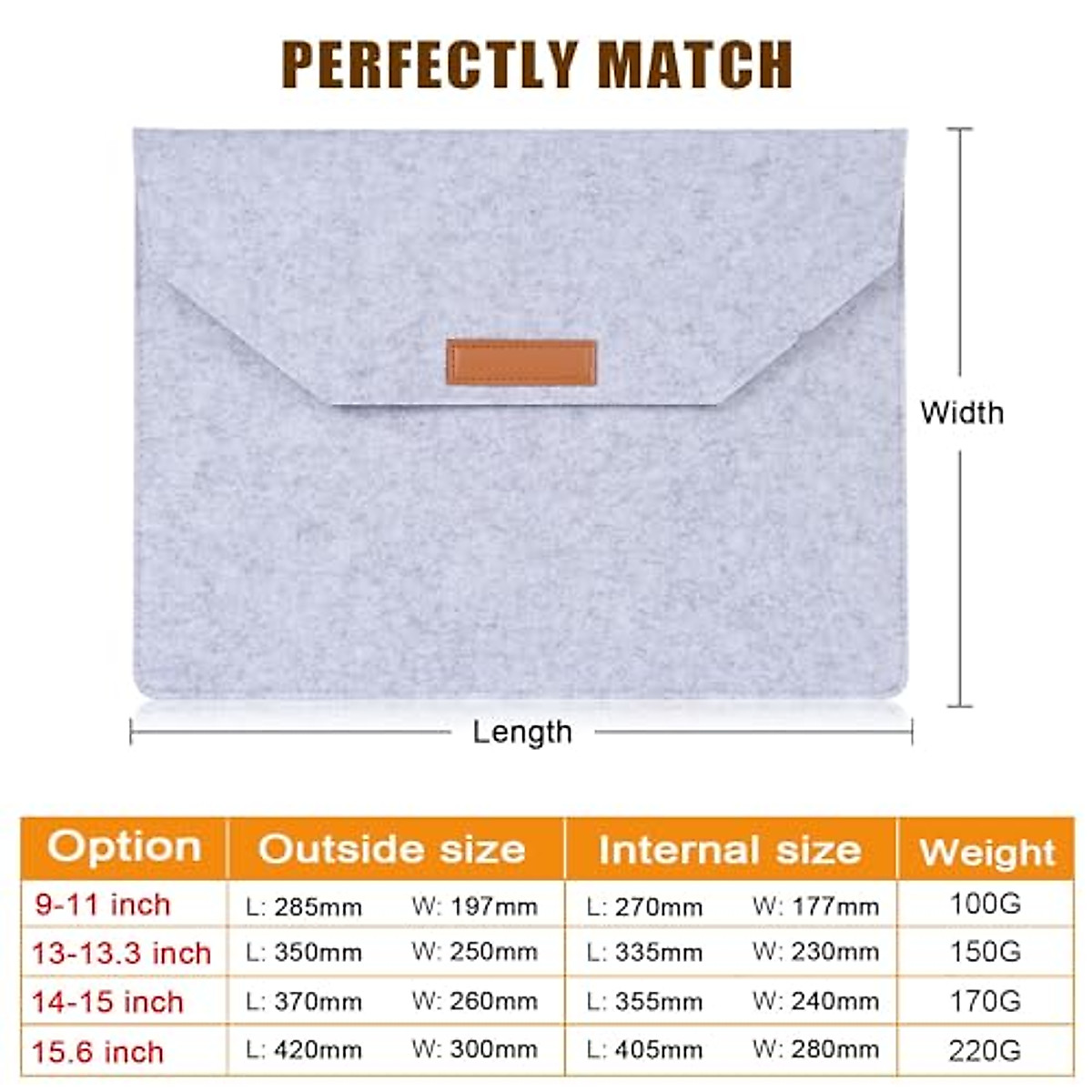 Tablet PC Case Laptop Sleeve Bag Compatible with MacBook Air/Pro, 13-13.3 inch Notebook,Slim Laptop Cover Computer Carrying Bag Compatible with Men Women with Pocket Protective Cover (Color : Gray)