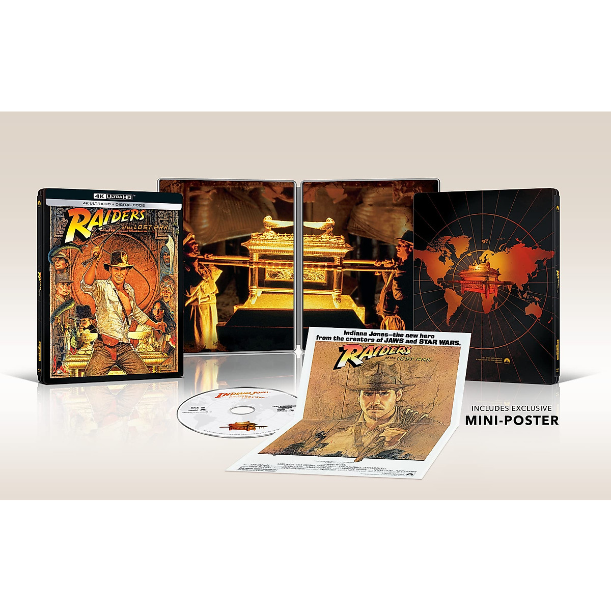 Indiana Jones and the Raiders of the Lost Ark Limited-Edition Steelbook [4K UHD]