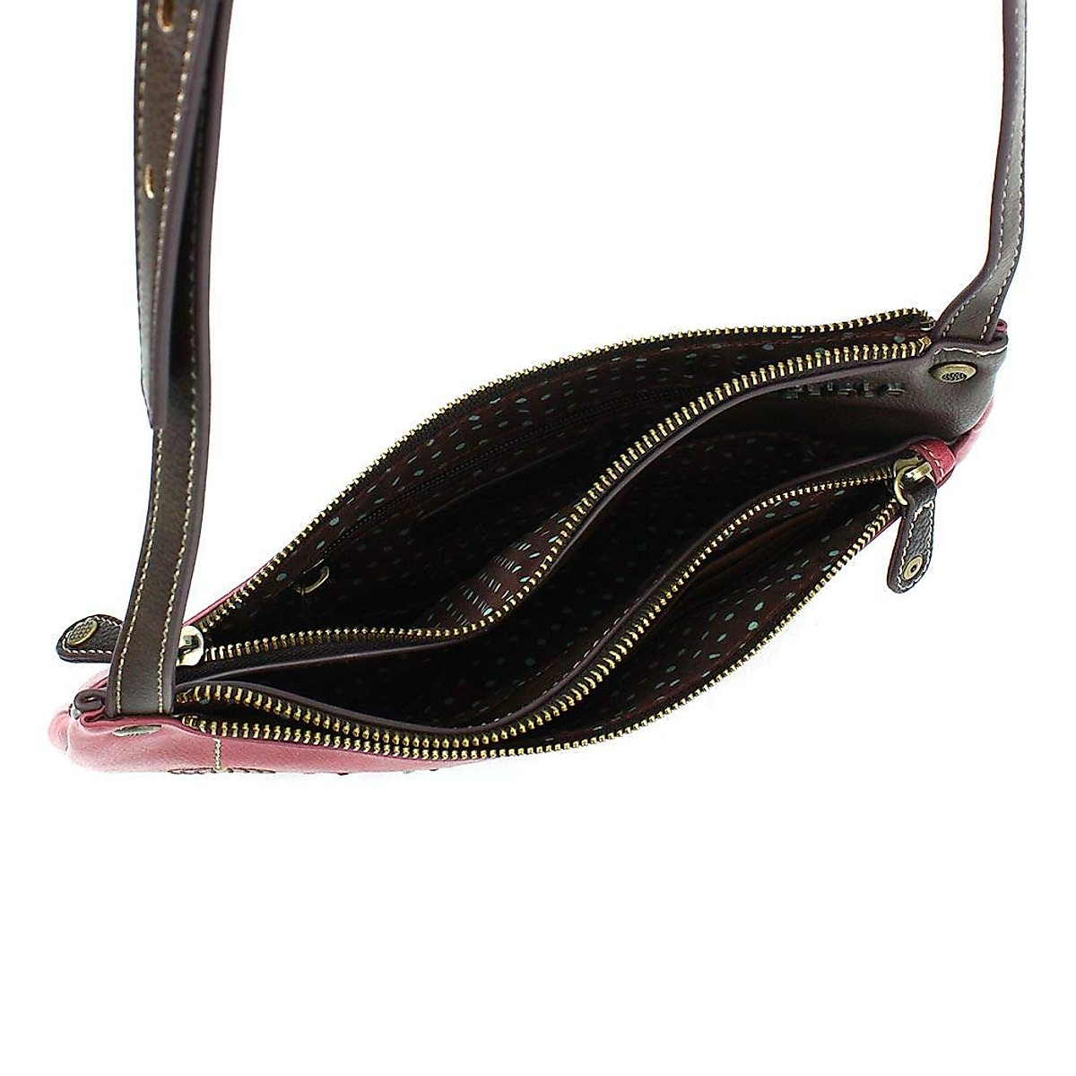 Chala Handbags Bird Criss Cross Crossbody Handbag Purse