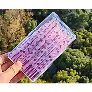 VEPLYN 50 Pack 4 inch RollPaper with Purple Mouth and Spoon Shape Set