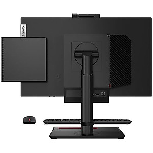 Lenovo 2024 ThinkCentre M70q Gen 3 Tiny Business Desktop Intel 6-Core i5-12400T Iris Xe Graphics 16GB DDR4 512GB NVMe SSD WI-FI AX BT USB-C HDMI2.1 DP RJ-45 Windows 10 Pro w/RE USB