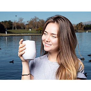 KLUBI Sea Turtle Gifts - Wine or Coffee Mug/Tumbler With Lid 12oz - Idea for Turtle Lover, Stuff, Glass, Jewelry, Women, Decor