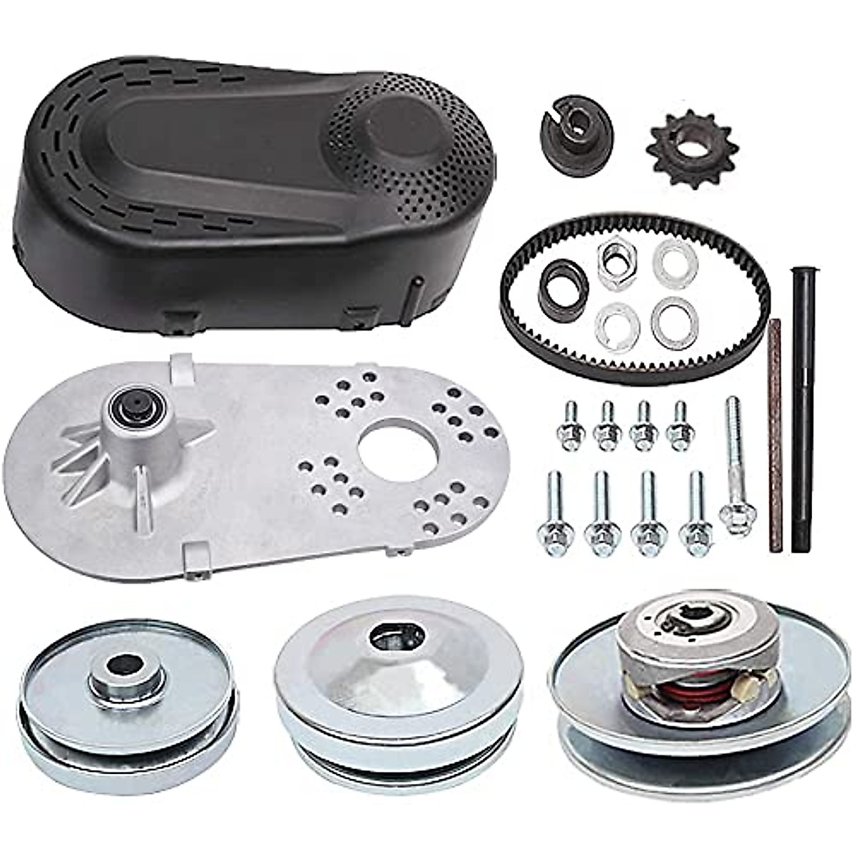 MOOSUN Torque Converter Go Kart Clutch Set 3/4 inch 12T #35 Chain