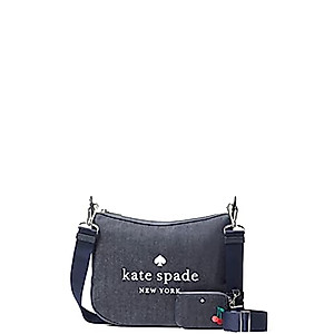 Kate Spade Rosie Cherry Embroidered Denim Crossbody Bag + Zip Coin Pouch