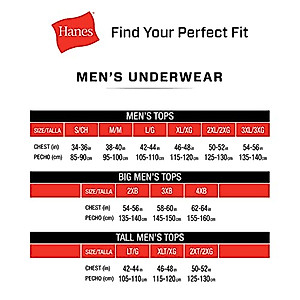 Hanes Men's Cotton Tank Undershirts Pack, Moisture-Wicking Ribbed Tanks, lightweight, Black/Grey Assorted 6-pack, Medium
