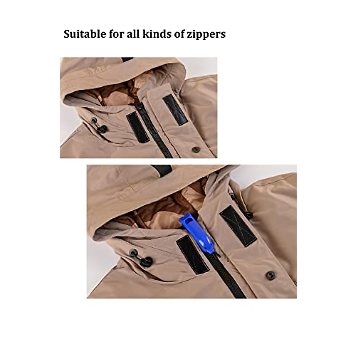 Decorative zipper and button protector set for mesh laundry bag, dryer, washing machine, prevent scratches decorative zipper and buttons, reduce washing noise