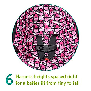 Disney Baby Onlook 2-in-1 Convertible Car Seat, Rear-Facing 5-40 pounds and Forward-Facing 22-40 pounds and up to 43 inches, Minnie Sweetheart