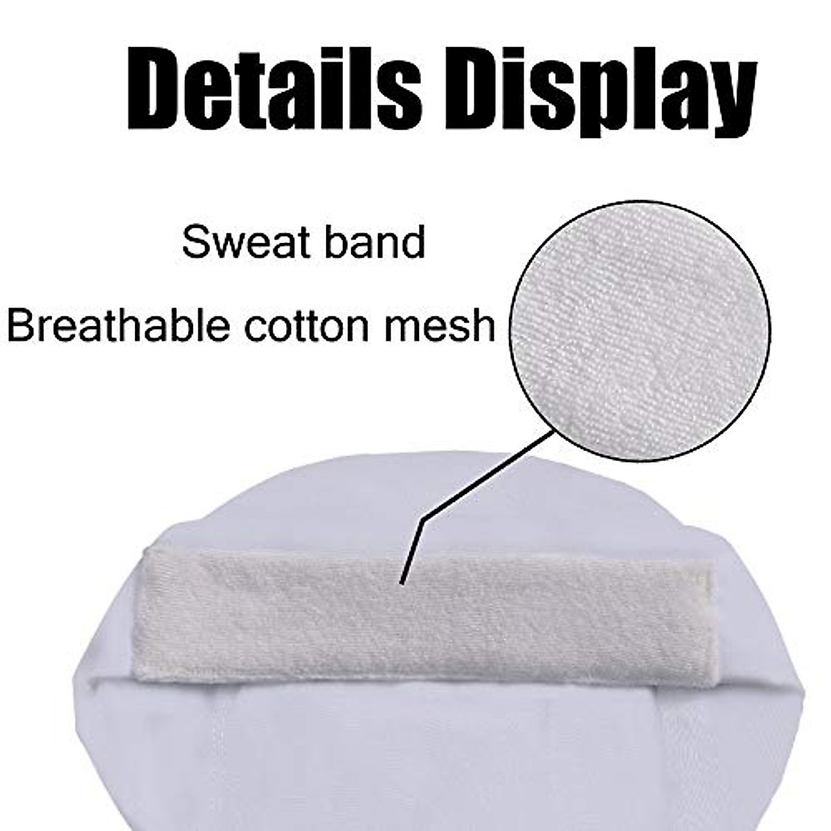 Women Working Cap with Button Sweatband, Cacti and Succulents, Adjustable Work Hat, Head Skull Hats Cap