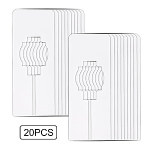 GZHOK Closet Dividers for Hanging Clothes 20 Pack Clothing Rack Dividers Baby Closet Dividers White Hanger Dividers With Marking Pen(Square)