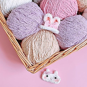 50g/Lot Polyester Fluffy Soft Yarn Crochet Velvet for Bags Cushions Dolls Sweater Scarf DIY Crafts Accessories