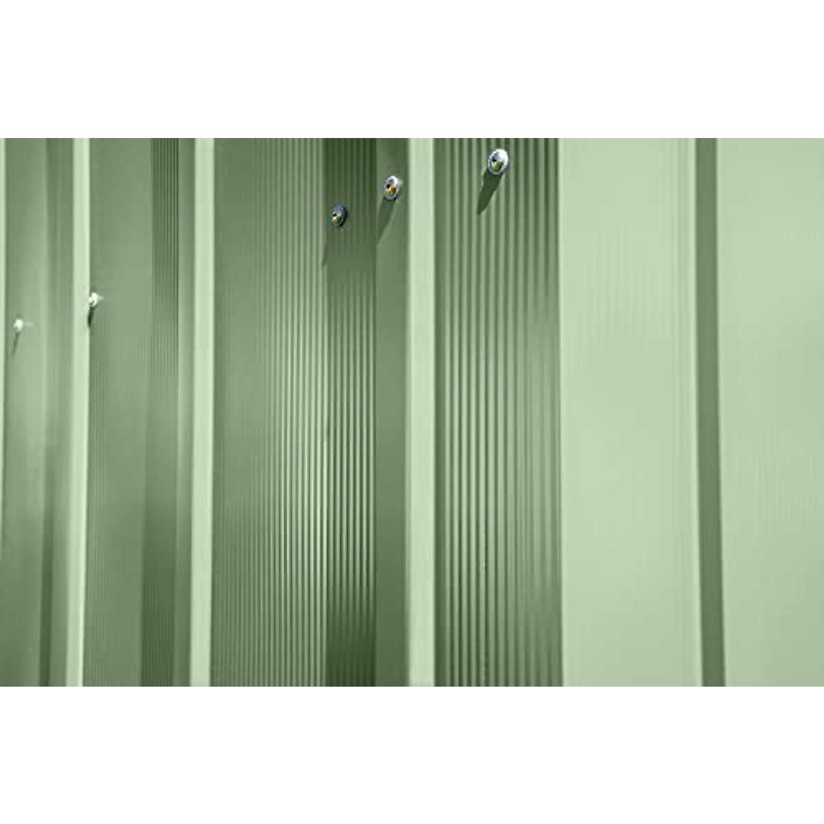 Arrow Classic Steel Storage Shed, 8x6, Sage Green