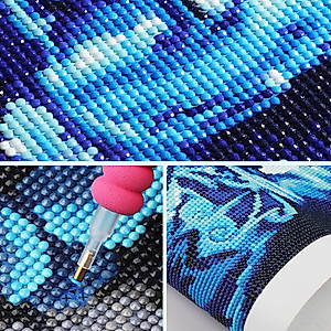 SENQAO Anime Diamond Painting Kits for Adults, Round Full Drill Super Hero Diamond Art Painting, DIY 5D Diamond Painting Marvel Diamond Art Kits Picture for Home Wall Decor 30x40cm(Friends)