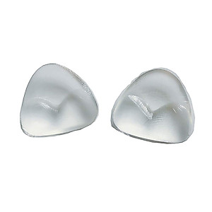 ericotry 1 Pair of Transparent Silicone Gel Bra Inserts for Underwear Swimsuits or Bikinis