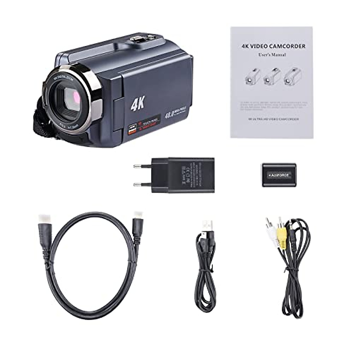Camera 4K Camera Night Vision Digital Camera Touch Display Wi-Fi Digital HD Camera HDV-534K CMOS Image Sensor Digital Camera