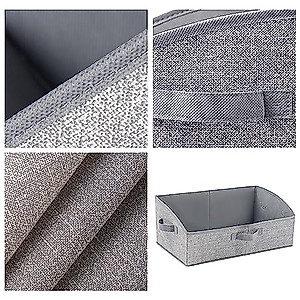 degtnb Underwear Drawer Organizer, Foldable Sock Underpants Organizer Non Woven Fabric Storage Box for Cloth, Stockings, Ties & Bras