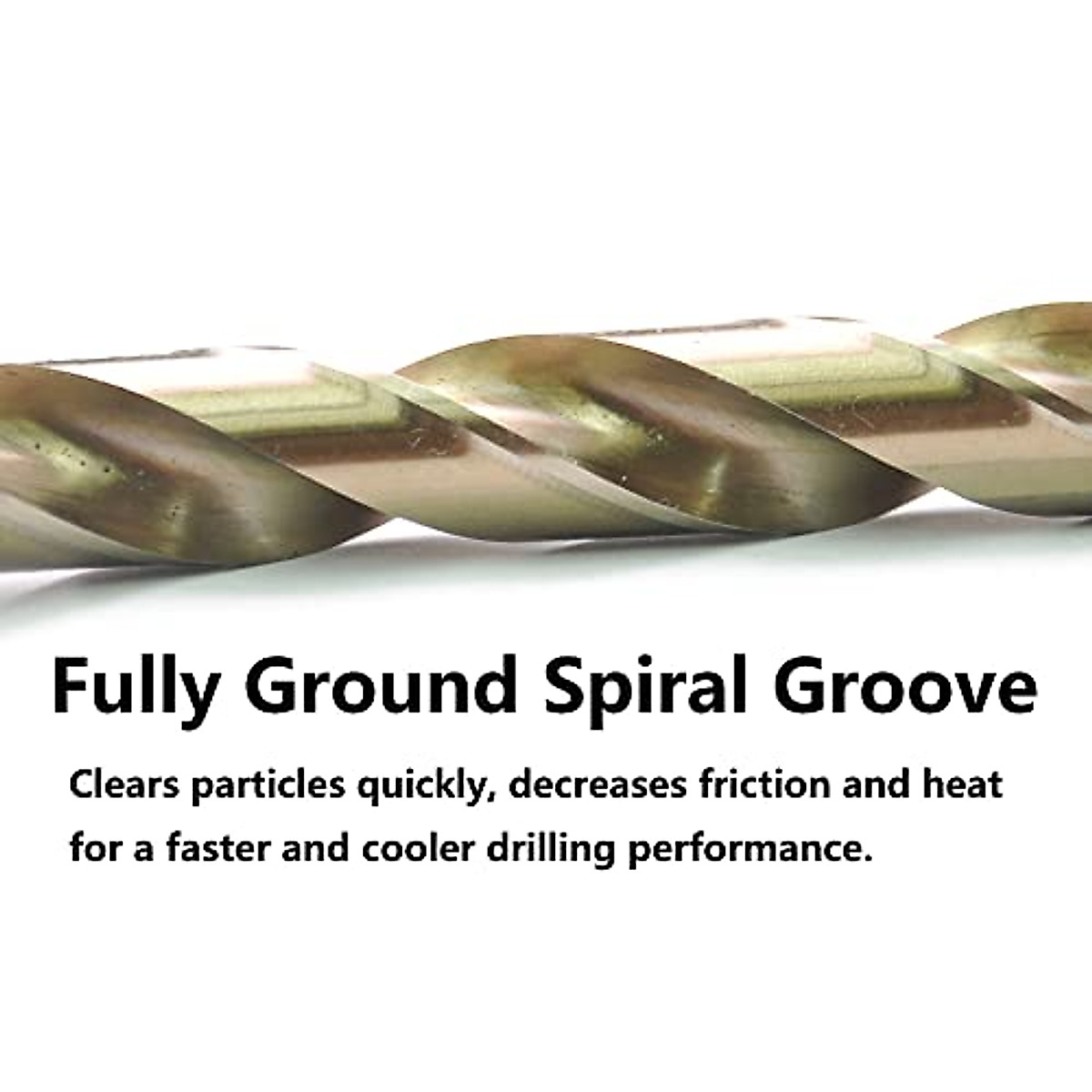 VALYRIANTOOL 3/32" Cobalt Drill Bits(10PCS), M35 High Speed Steel Jobber Length Twist Drill Bit Set for Hardened Metal, Stainless Steel, Cast Iron, Plastic and Wood