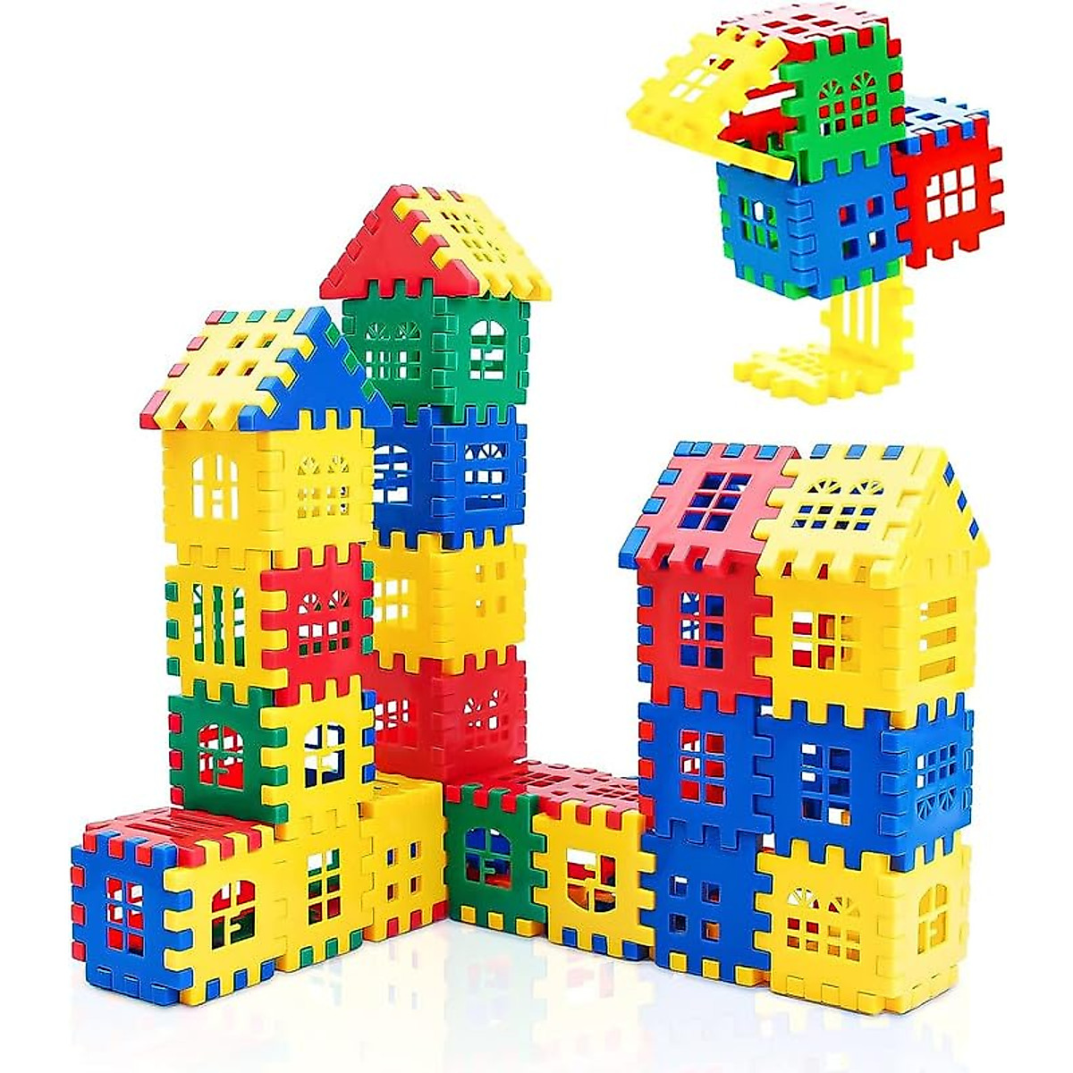 Interlocking Building Blocks Toys for Kids - Toddlers Building Blocks Educational Toys Set 70 PCS3