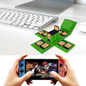 UFOPETIE Game Case Box for Switch Games Card Monster Hunter Games Cube Up to 16 Games,Foldable Nintendo Switch Game Card Case Cube Nintendo Switch Game Storage Box