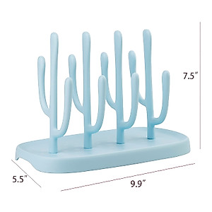 Baby Bottle Drying Rack, Space Saving Bottle Dryer Holder for Bottles, Nipples, Pump Parts, Cups