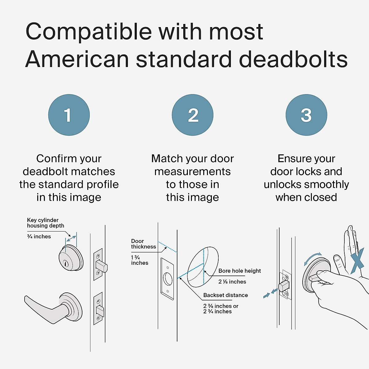 Level Bolt Smart Lock - Smart Deadbolt that Works with Your Existing Lock for Keyless Lock Entry, App-Enabled Bluetooth Lock with Smartphone Access, Compatible with Apple HomeKit