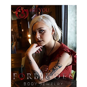 Forbidden Body Jewelry 14g Solid Grade 23 Titanium Dermal Base Anchor, 2.5mm Rise Length (2-Hole)