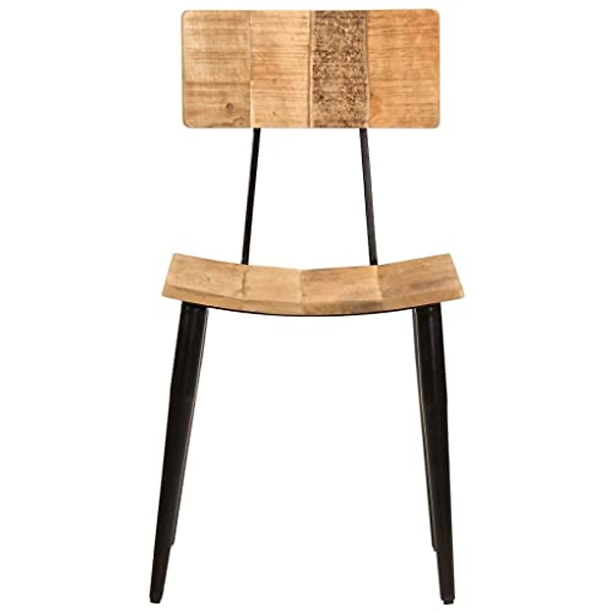 vidaXL Dining Chairs 2 pcs 17.3"x15.7"x31.5" Solid Wood Mango