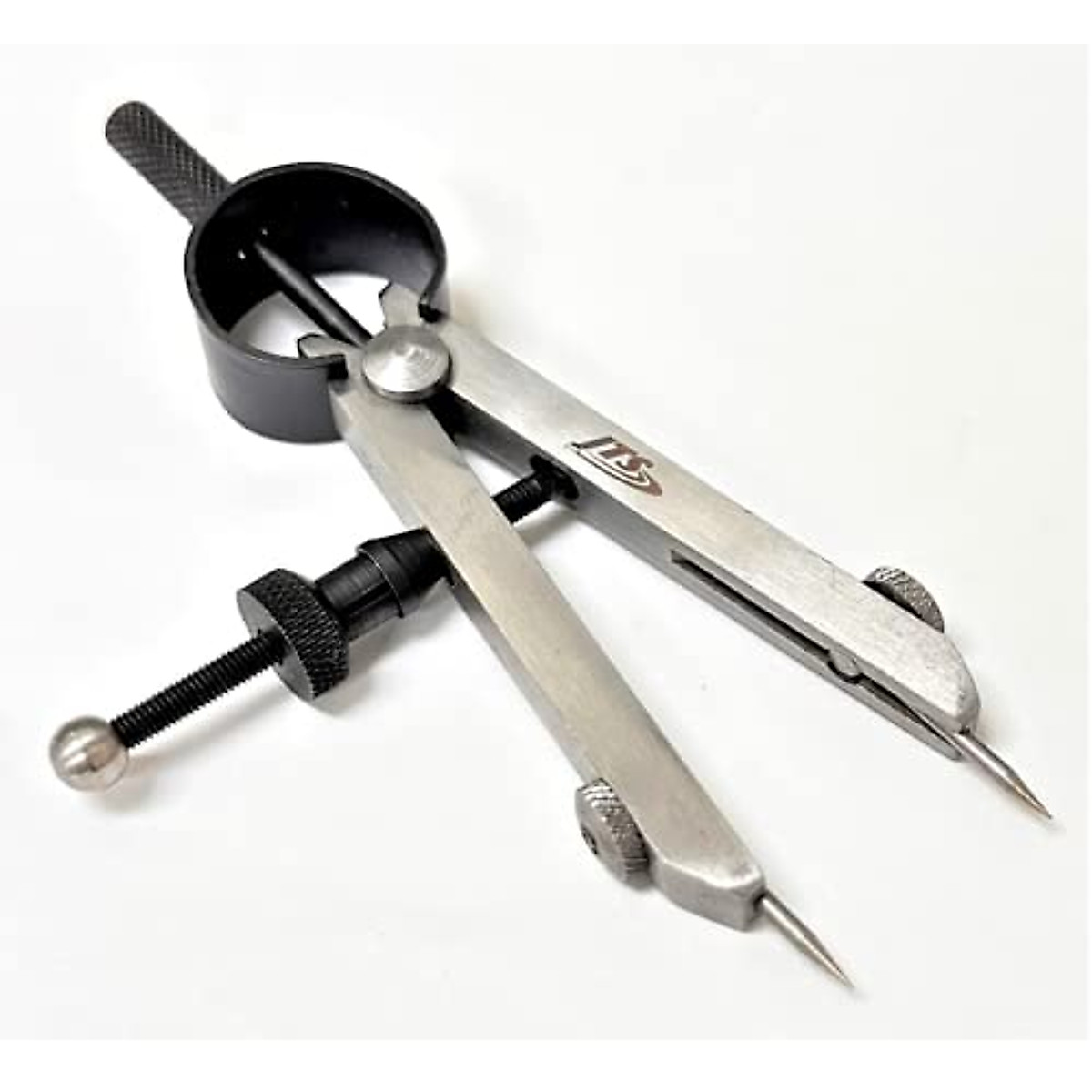 3" Adjustable Divider Precision Scriber and Caliper Sharp Pointed Sharp Point S.S. by JTS