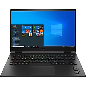 HP OMEN 17 17.3" FHD 144Hz Display Gaming Laptop - 12th Gen Intel Core i7-12800HX 16-Core up to 4.80 GHz Processor, 32GB DDR5 RAM, 4TB NVMe PCIe SSD, GeForce RTX 3060 6GB Graphics, Windows 10 Pro