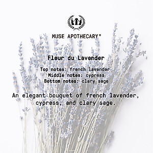 Muse Apothecary Hand Ritual - Aromatic and Nourishing Hand Soap, Infused with Natural Aromatherapy Essential Oils - 16 oz, Fleur du Lavender, 3 Pack