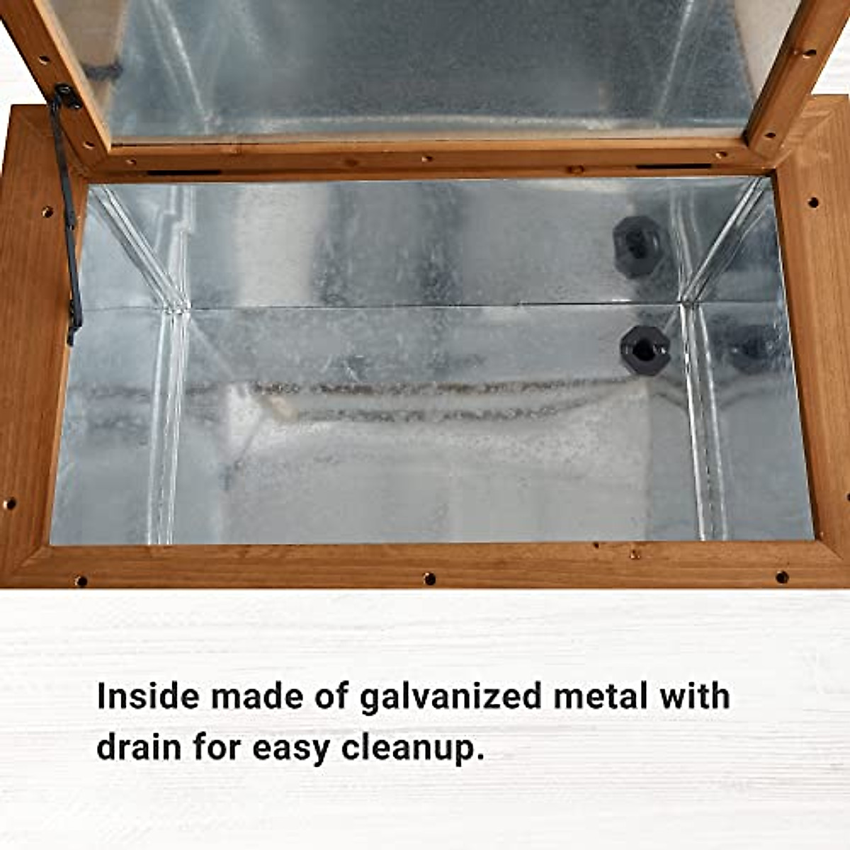 Let's Make Memories Personalized Tavern Outdoor Wooden Cooler - Father’s Day - for Dad - Burgundy