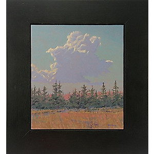 Island Cloud by Glenn Renell, Original Oil on Panel, 11" x 10"